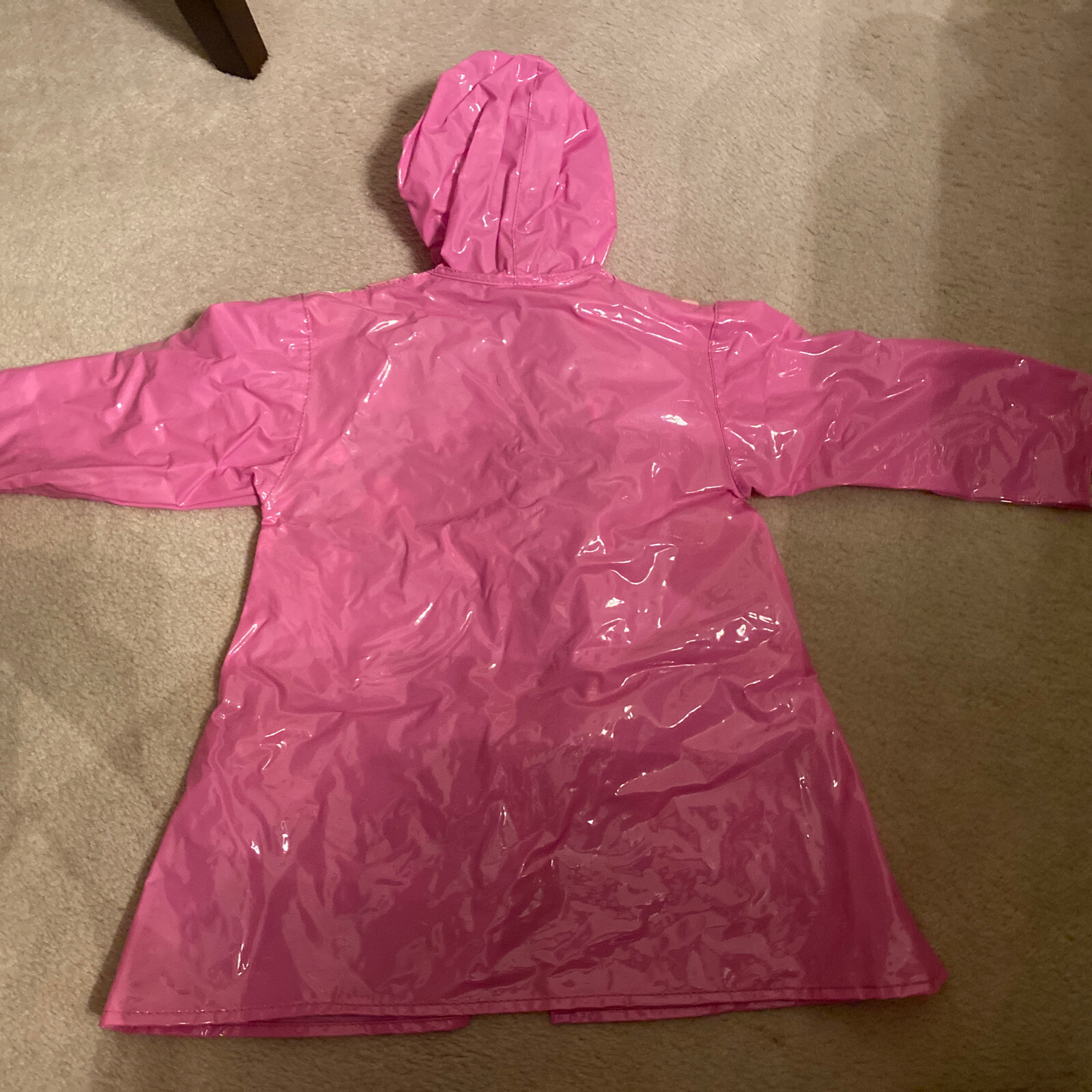 Barbie Girls 4 Pink Rain Jacket 100% PVC Water Proof | eBay