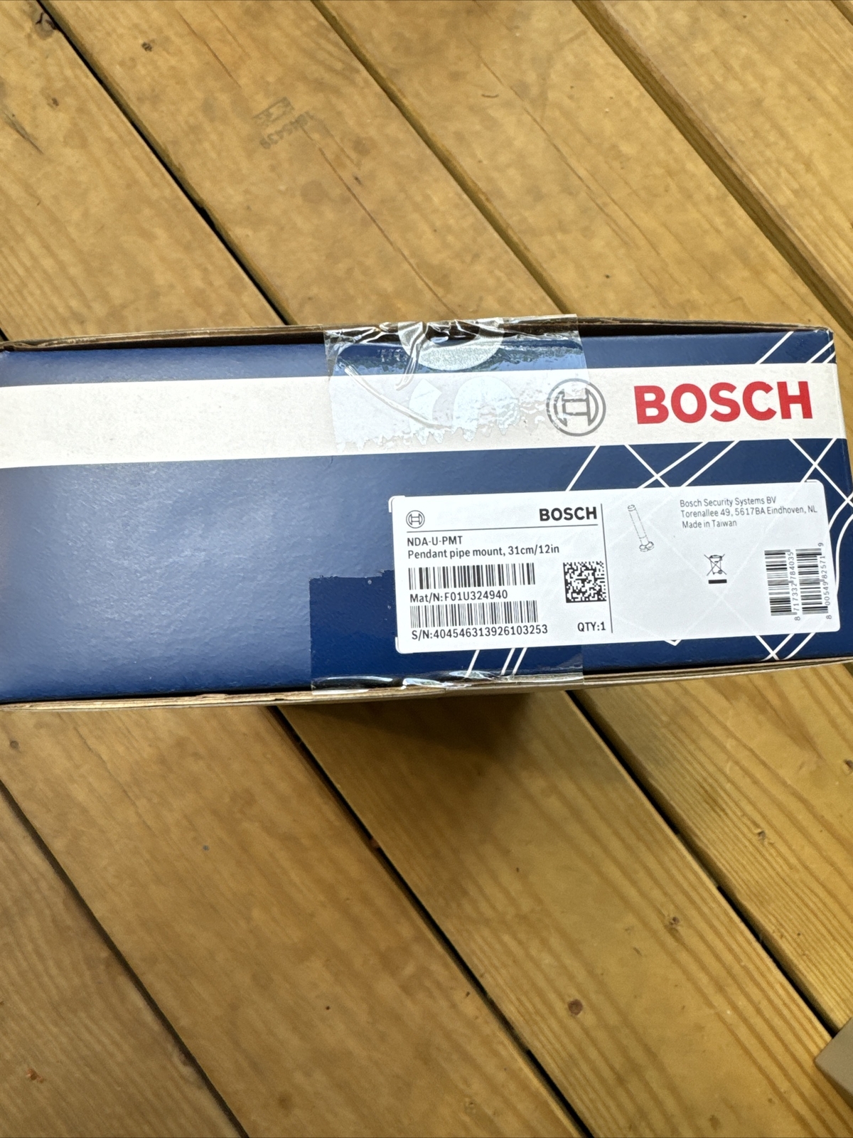 Security Camera Mount - Universal for Dome Cameras 12" Bosch Pendant ...