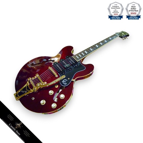Epiphone Riviera Custom P93 Wine Red Semi-Hollow Body Guitar with P90s ...