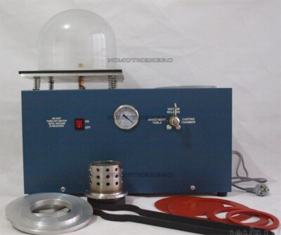 Wax Cast Combination Vacuum Investing And Casting Machine Jewelry Tool ...