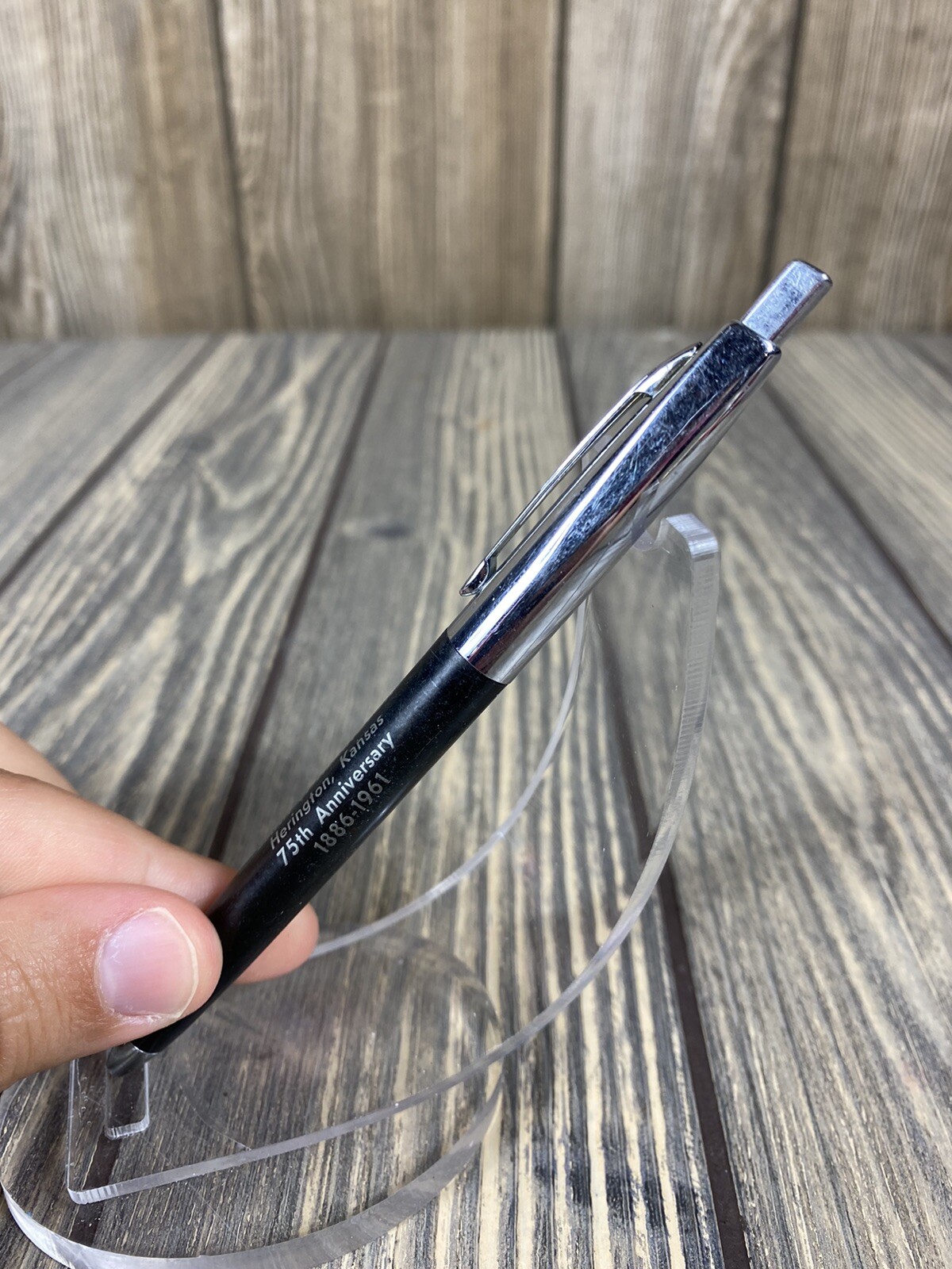 Vintage BANK of HERINGTON Kansas 75th Anniversary Sheaffer Pen ...