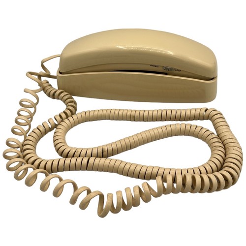 AT&T 210 Trimline Tan Ivory Desk Wall Mount Push Button Telephone ...