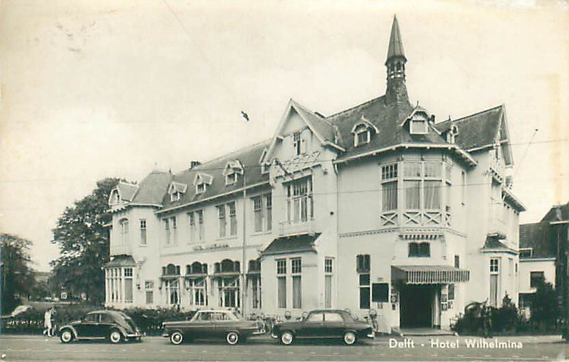 Vintage Postcard: Delft- Hotel Wilhelmina, Nederland RPPC | eBay