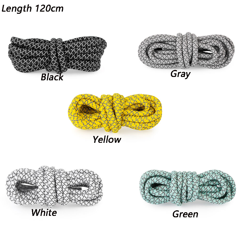 Reflective Fluorescent Shoe Rope Sneaker Shoestrings Shoes Lace Sport ...
