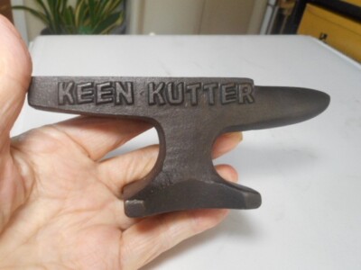Keen Kutter Anvil Paperweight Metal cast Iron Collector GIFT | eBay