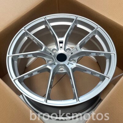 19" HYPER SILVER FORGED WHEEL RIMS FIT BMW F10 5 SERIES 528 530 550 893 ...