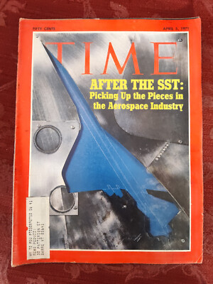 TIME magazine April 5 1971 Apr 4/5/71 SST AEROSPACE INDUSTRY | eBay