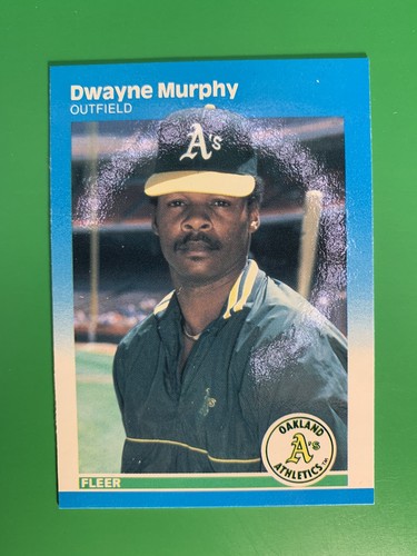 1987 Fleer Glossy Dwayne Murphy #400 Oakland Athletics | eBay