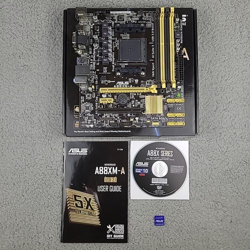 ASUS A88XM-A AMD A88X DDR3 Socket FM2/FM2+ Micro ATX Motherboard I/O ...