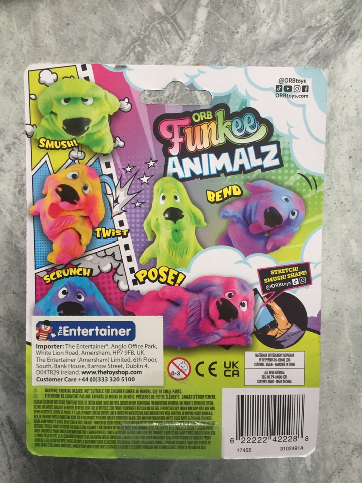 Orb Funkee Animalz Dogs Squish & Stretch Fun! NEW 622222422288 | eBay UK