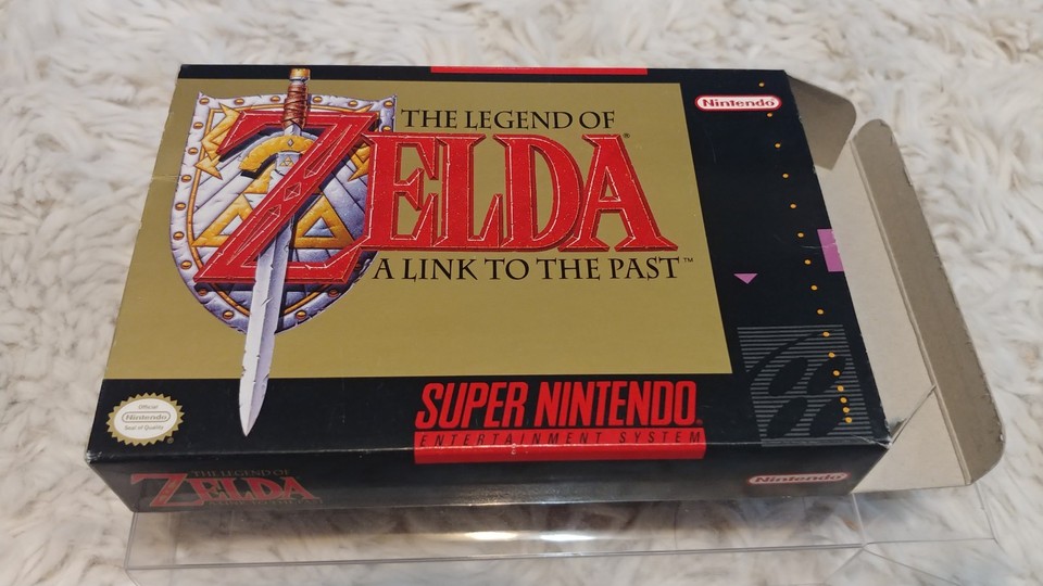 Legend of Zelda Link SNES ~ CIB Complete Box Manual Map Poster ~ Super Nintendo | eBay
