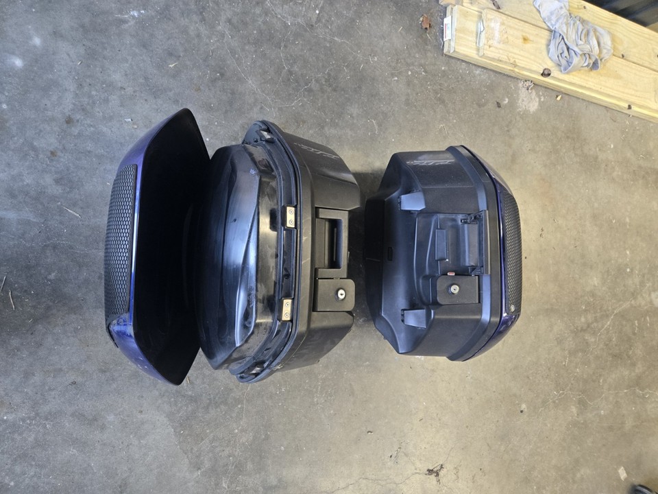 For Yamaha FJR1300 FJR 1300 Saddlebags Left+Right Side Cases Trunk ...