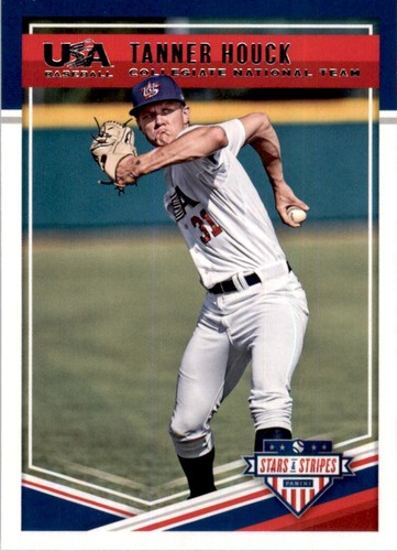 2018 Panini Stars & Stripes Tanner Houck Rookie #83 Team USA Baseball ...