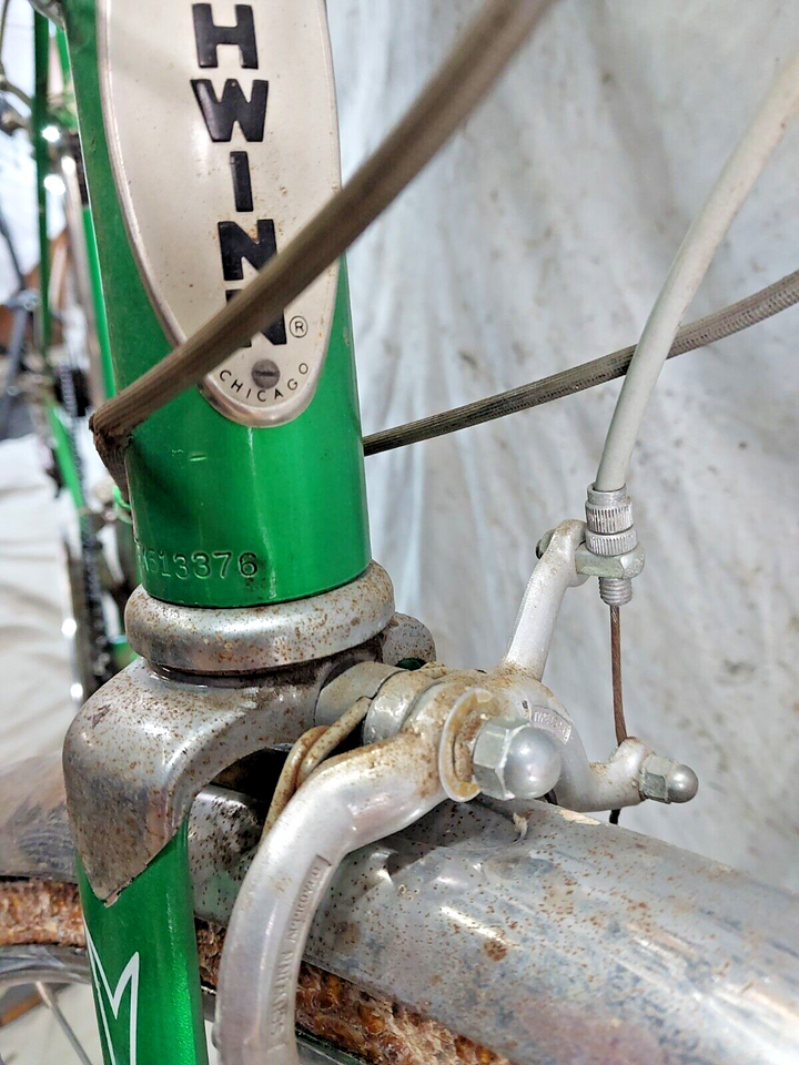 1982 Schwinn Varsity Vintage Cruiser Bike 52cm Small Green Steel USA ...