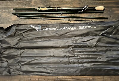 Macans Carbon Fiber Spinning Casting Fishing Rod Portable Green Fishing ...