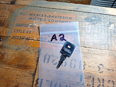 OEM Harley Davidson Key A2 Softail Sportster XL Ignition Evo Evolution ...