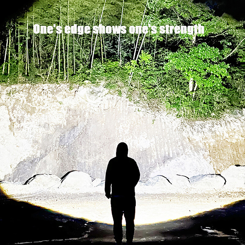 Three-Eyed Monster Mini Flash Super Power Flashlight Strong Light ...