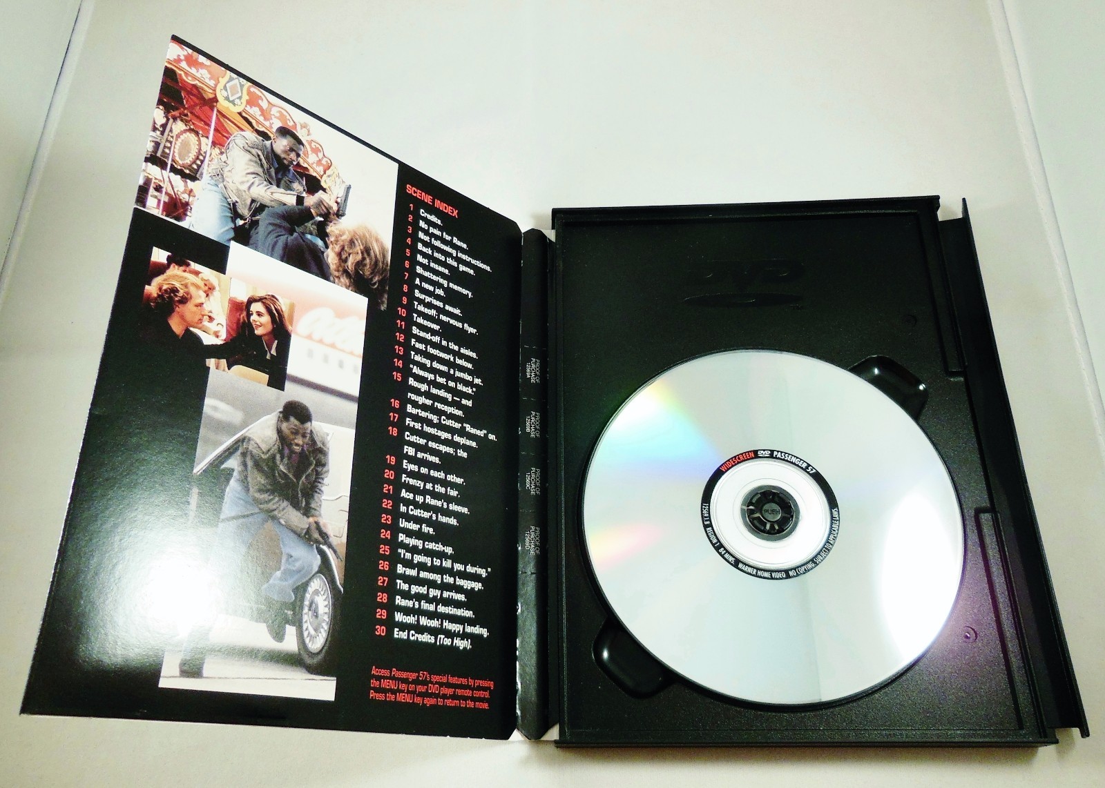 Passenger 57 DVD Wesley Snipes, Bruce Payne, Tom Sizemore, Alex Datcher ...