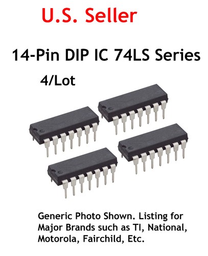 74LS27 Low-power Schottky TTL 14-Pin DIP IC:Triple 3-Input NOR Gate: 4 ...