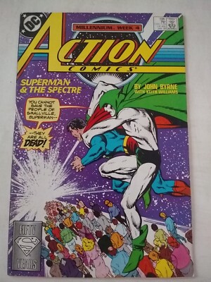 Action Comics Millenium Week 4 Superman Spectre DC #596 Jan 1988 | eBay