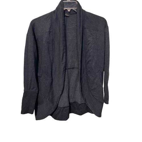 Eddie Baur Fleece Wrap Cardigan Blue Size Small | eBay