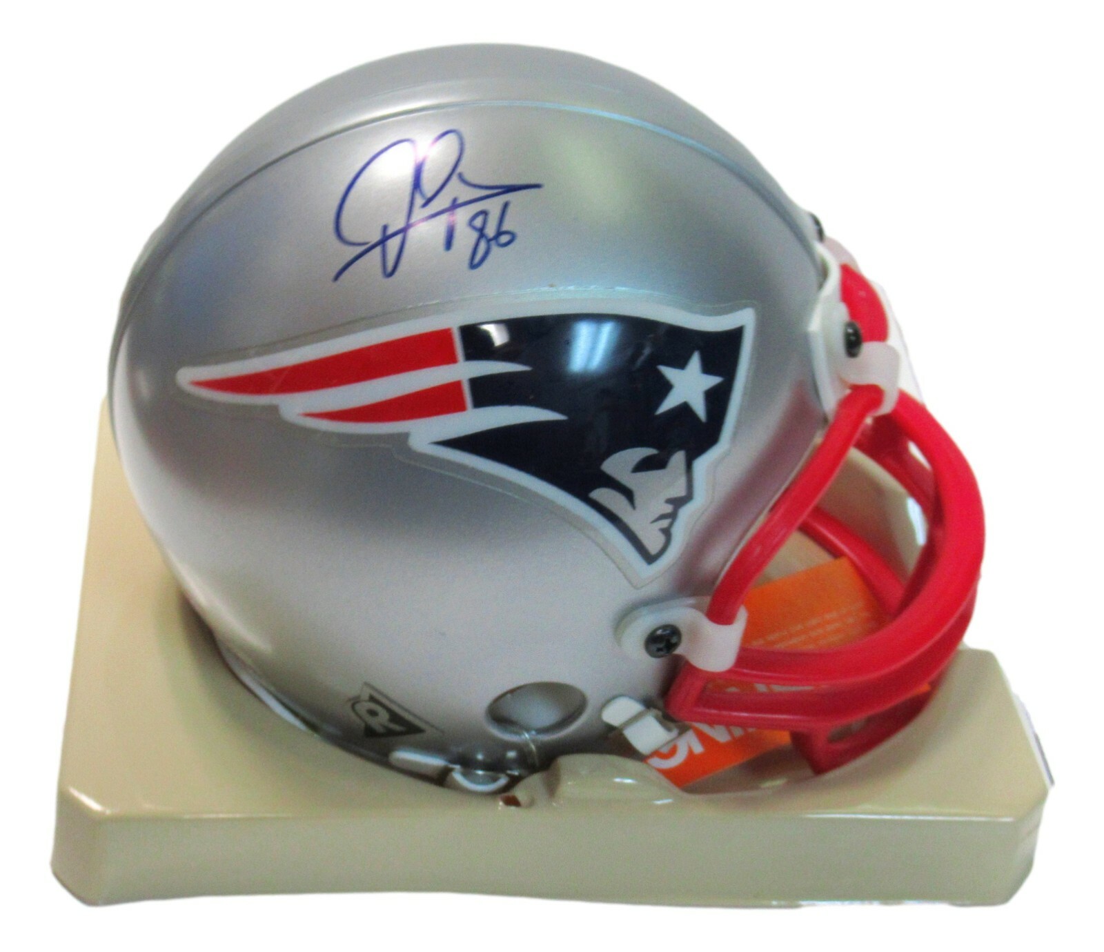 David Patten Signed Autographed Mini Helmet D. 2021 NE Patriots Tristar ...