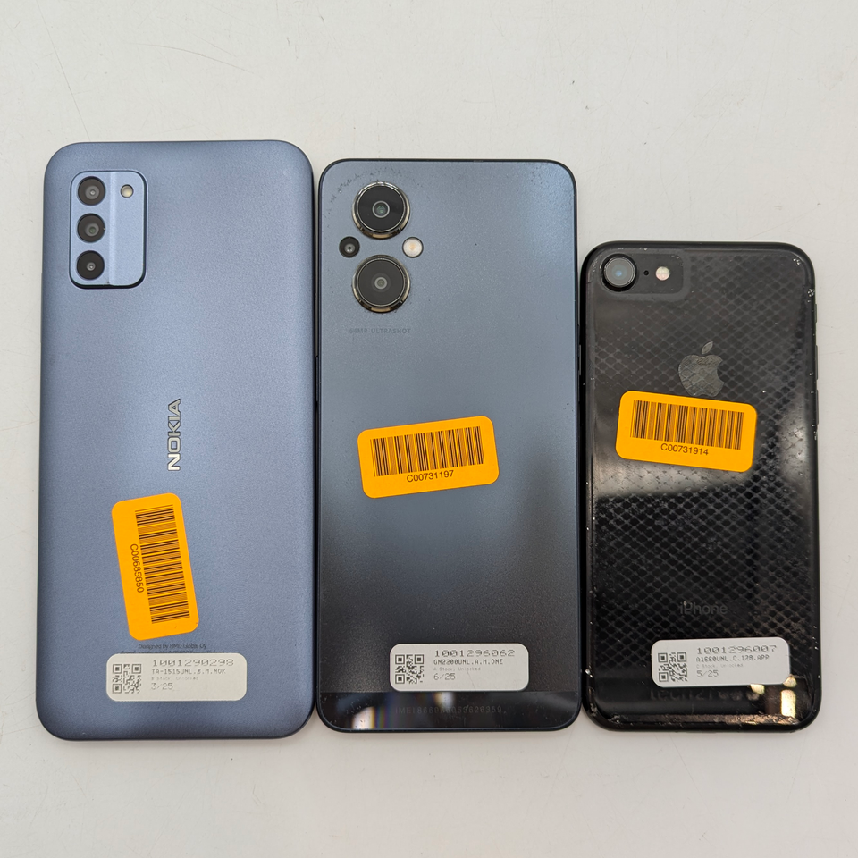 Assorted Apple, Nokia & More Phones (TA-1515, GN2200, A1660) UNLOCKED ...