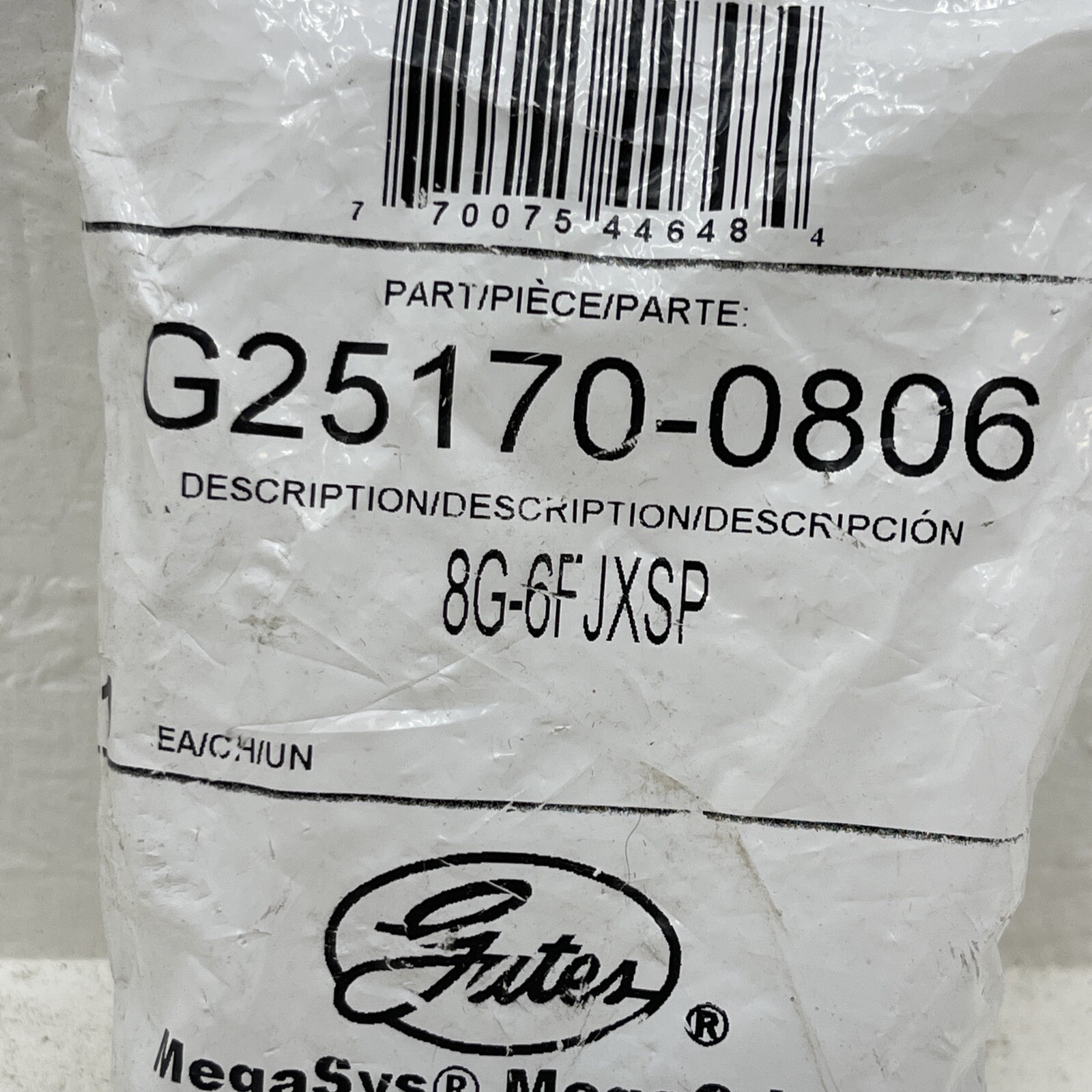Hydraulic Coupling / Adapter Gates G25170-0806 for sale online | eBay