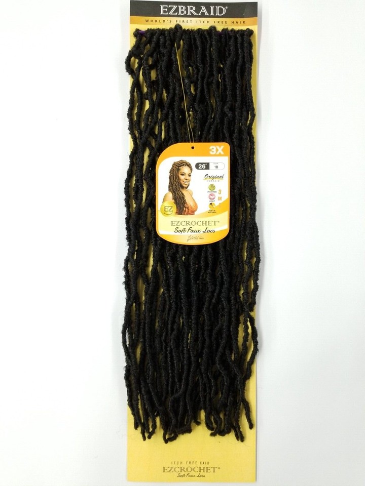 I&I Hair Innocence EZCROCHET 3X Faux Locs Crochet Braiding Hair Spectra ...