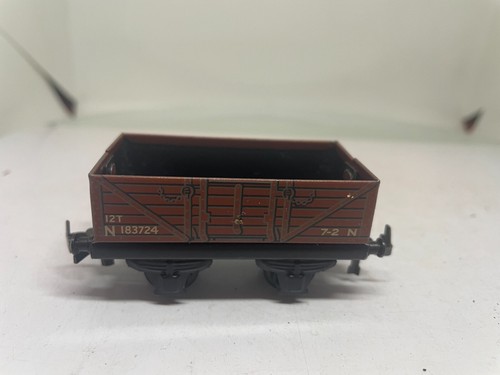 Trix Twin Railways OO Gauge 1/601 5 Plank Open Wagon BR 183724 Red ...