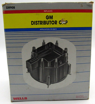 WELLS GM DISTRIBUTOR CAP DR908 75-77 | eBay