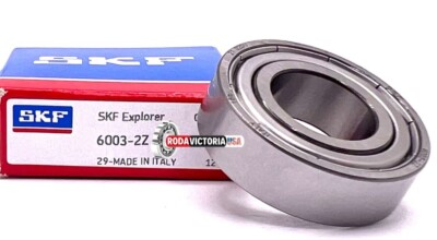 SKF 6003 ZZ C3 DEEP GROOVE BALL BEARING, METAL SHIELDED 17x35x10 mm | eBay
