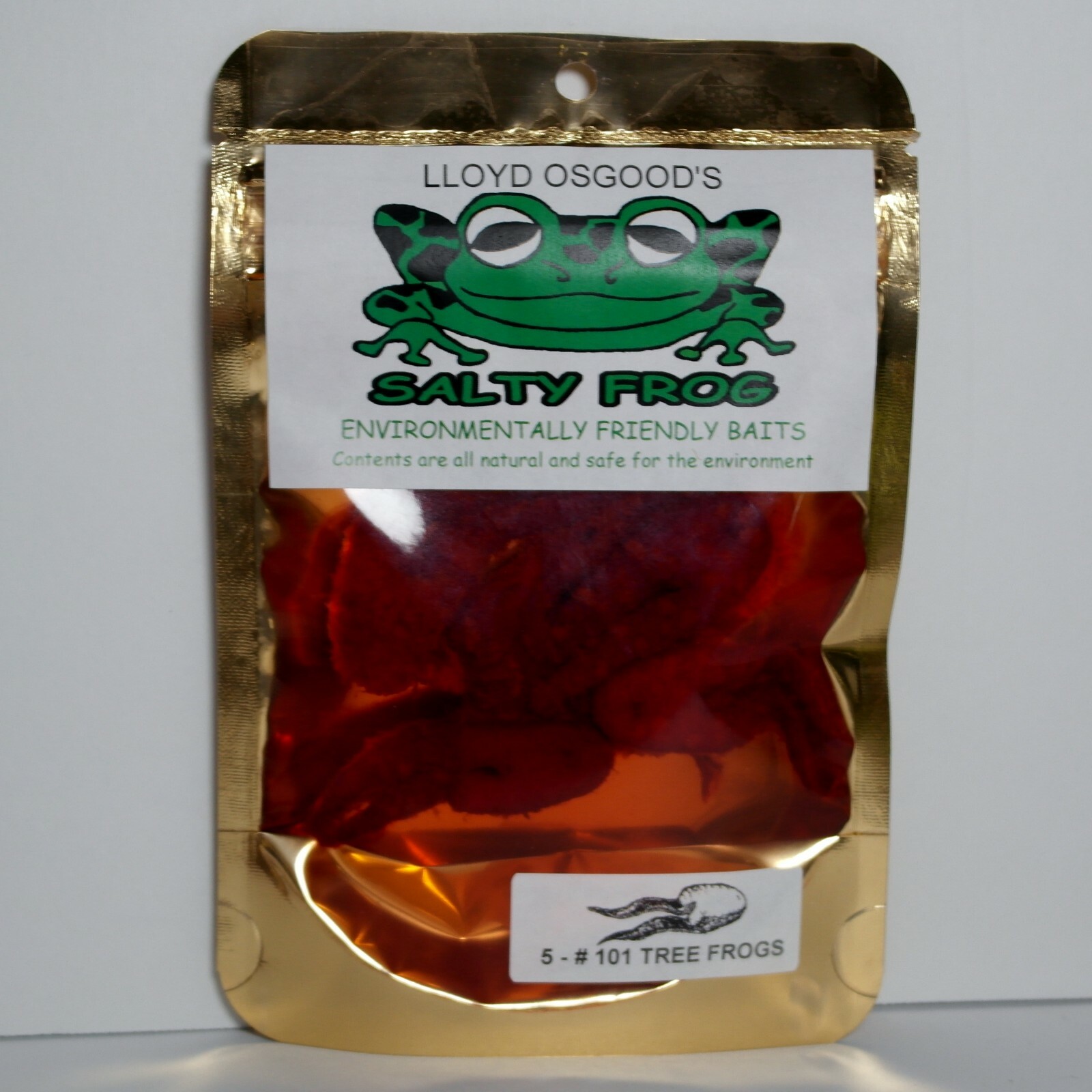 Uncle Josh # 101 type SALTY FROG Pork Rind Bait Frogs | eBay