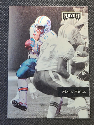 1992 Playoff Football Mark Higgs #21 Dolphins Football Card | eBay