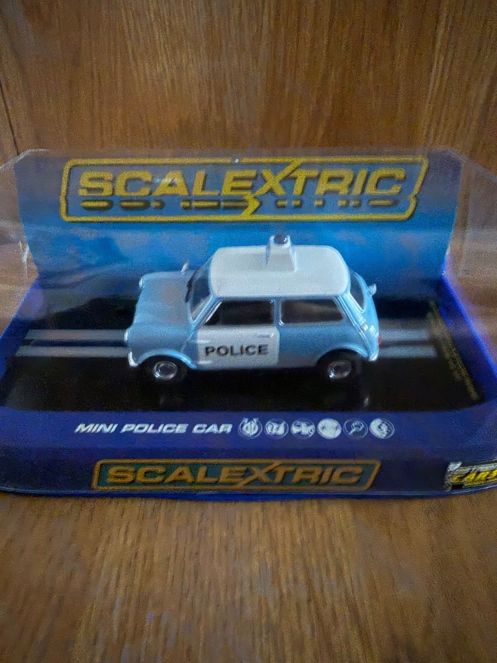 Scalextric C3213 Morris Mini Police car | eBay UK