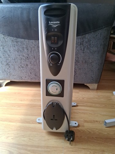 Levante Oil Filled Radiator Portable Electric Heater with timer | eBay UK