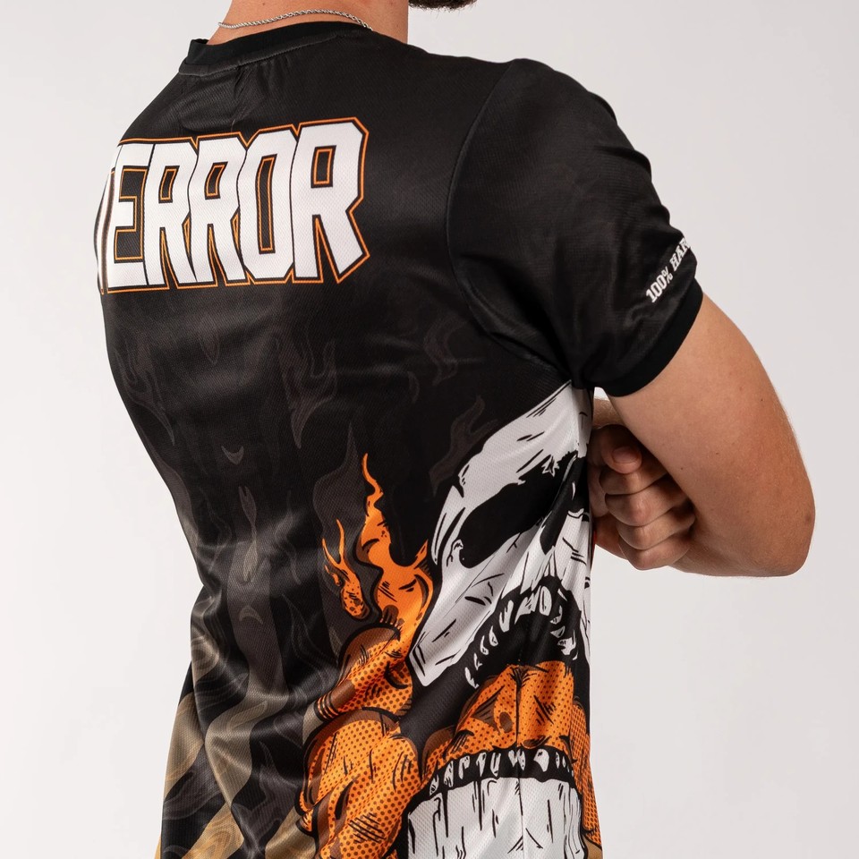 TERROR Soccer T-Shirt "Toxic Skull" | Schwarz | 100% Hardcore Gabber ...