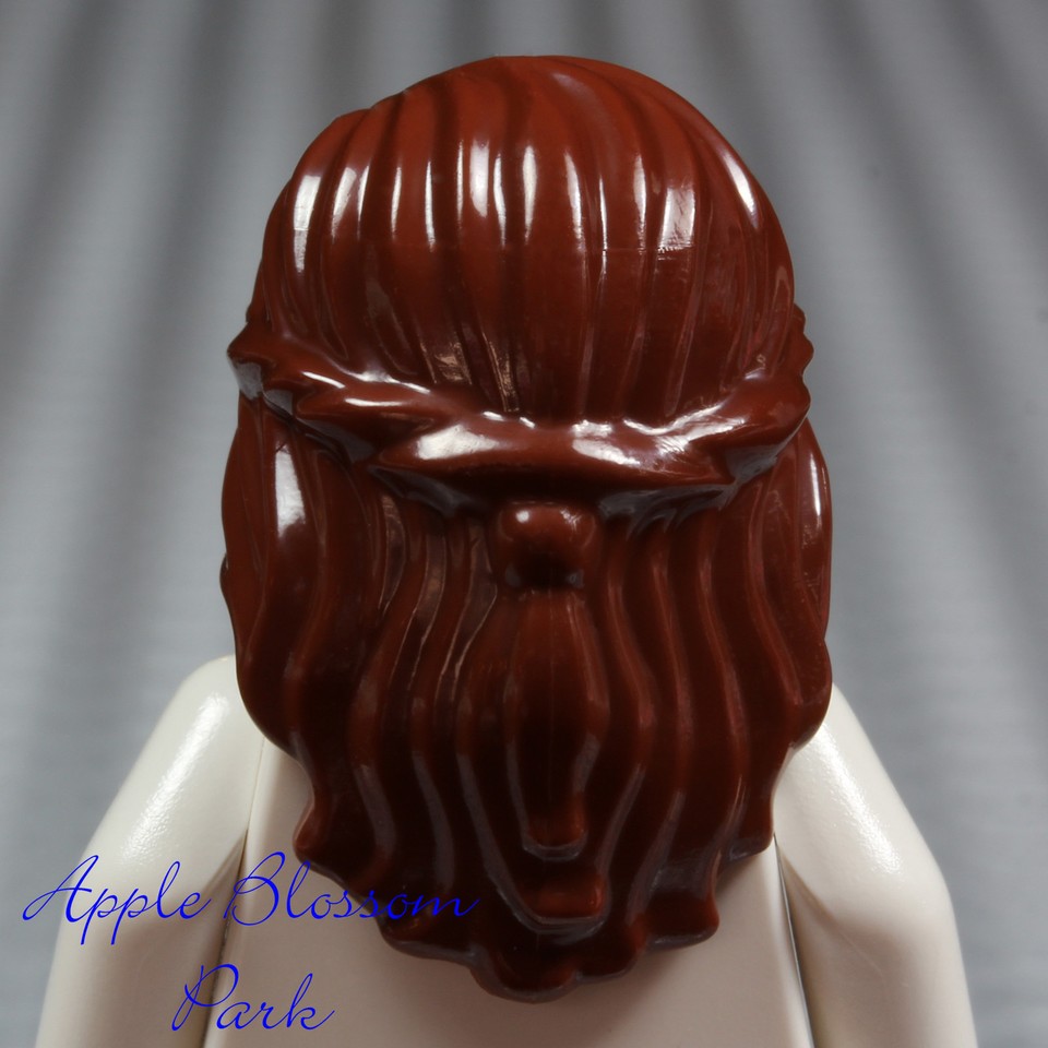 NEW Lego Female Minifig Long Reddish BROWN HAIR -Braided Princess Girl ...