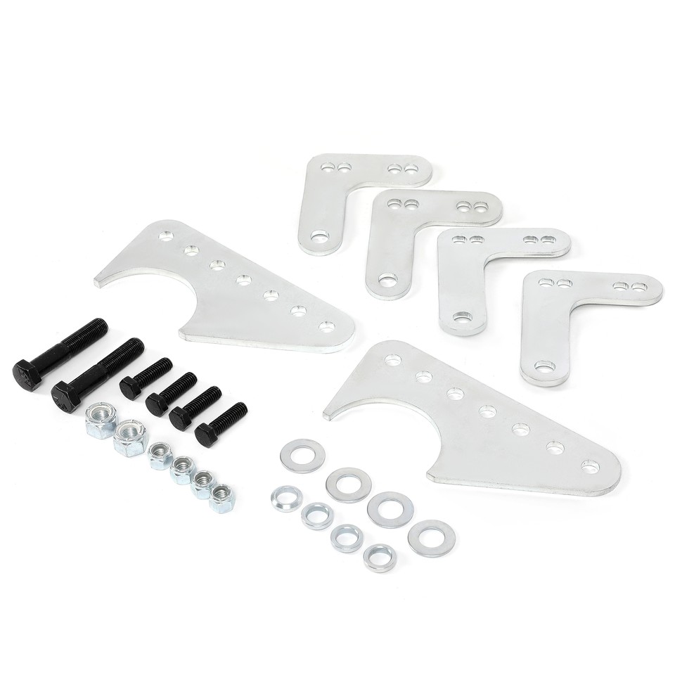 Adjustable Coil Over Coilover Shock Mount Kit Lower Brackets For 3 ...