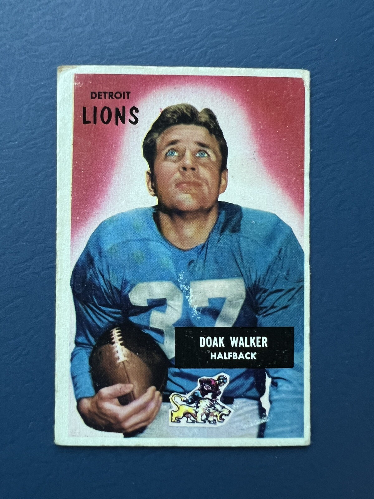 1955 BOWMAN DOAK WALKER #1 DETROIT LIONS (EX) | eBay