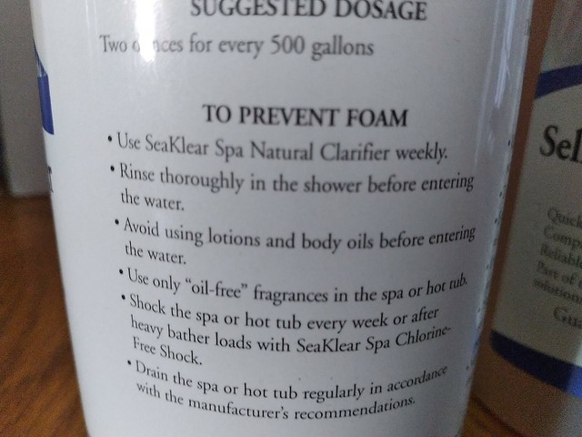 SeaKlear Spa Self-Floccing Defoamer - 1qt for sale online | eBay