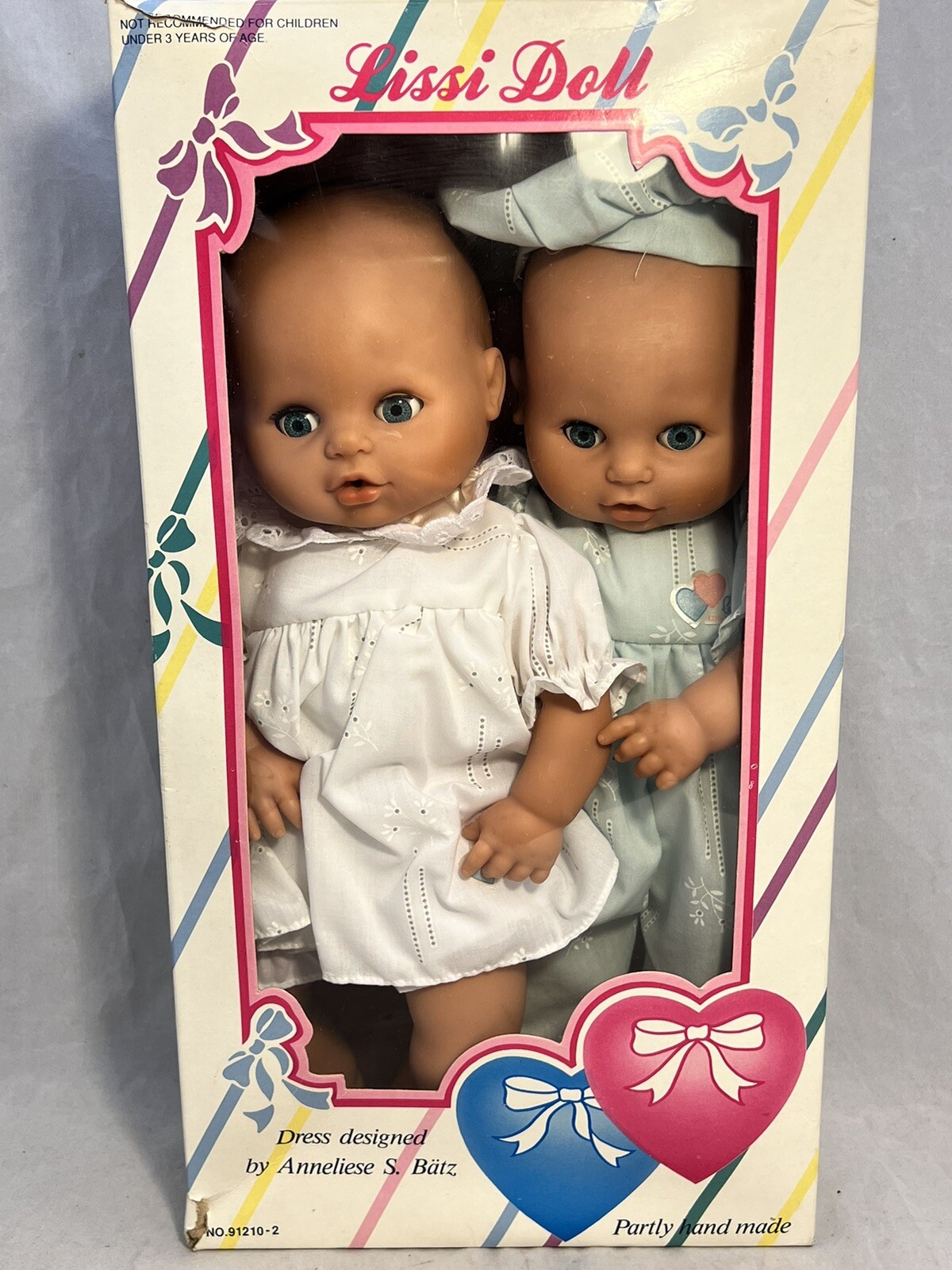 Lissi Baby Dolls Two Hearts Collection Fraternal Twins Boy & Girl 90s ...
