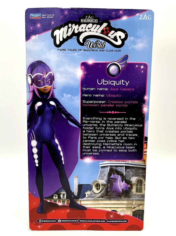 Miraculous World Paris Ubiquity Doll Shadybug Butterfly Alya Re-Alya ...