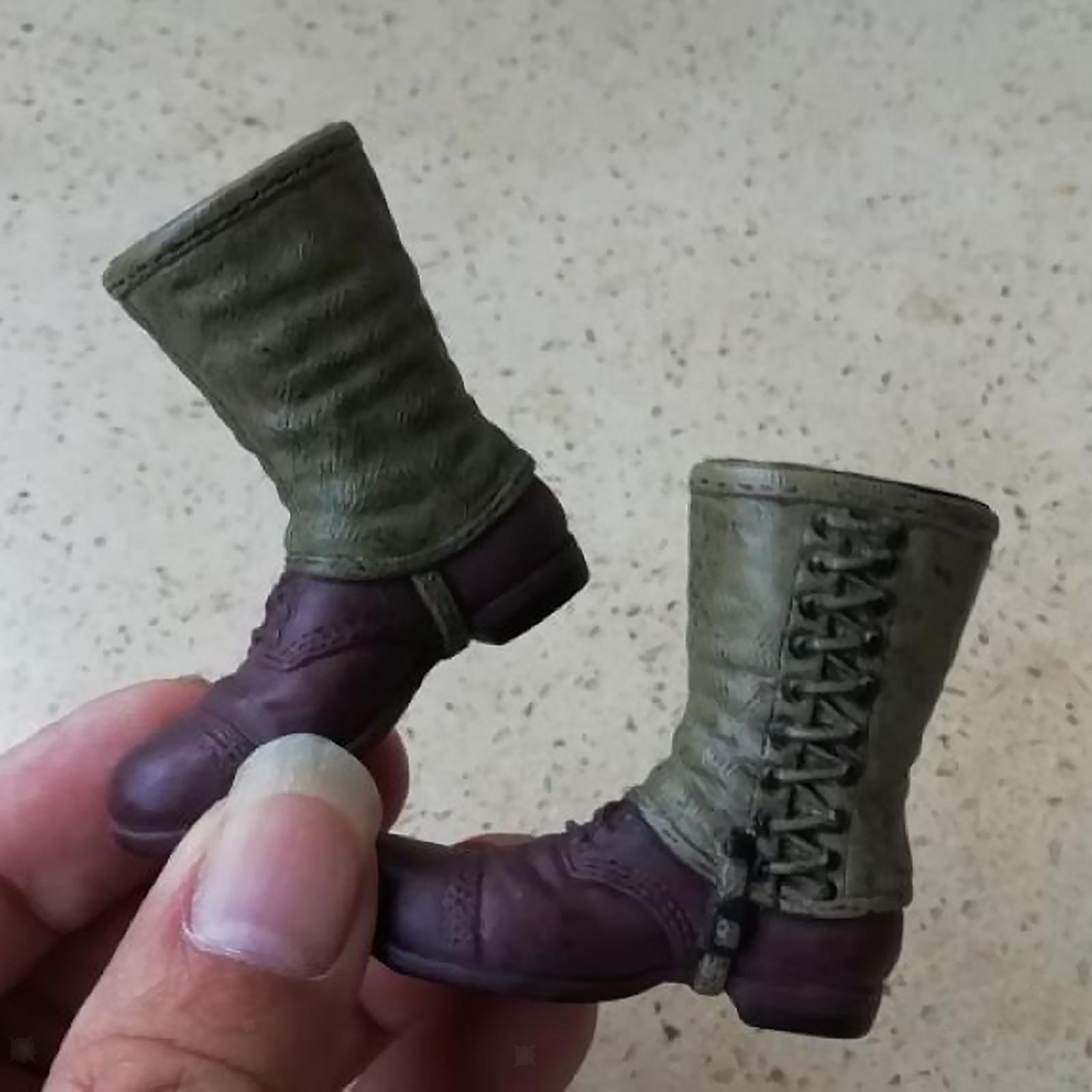 1/6 Scale Figure Wired Shoes Cosplay Work Boot for 12'' inch Soldier ...
