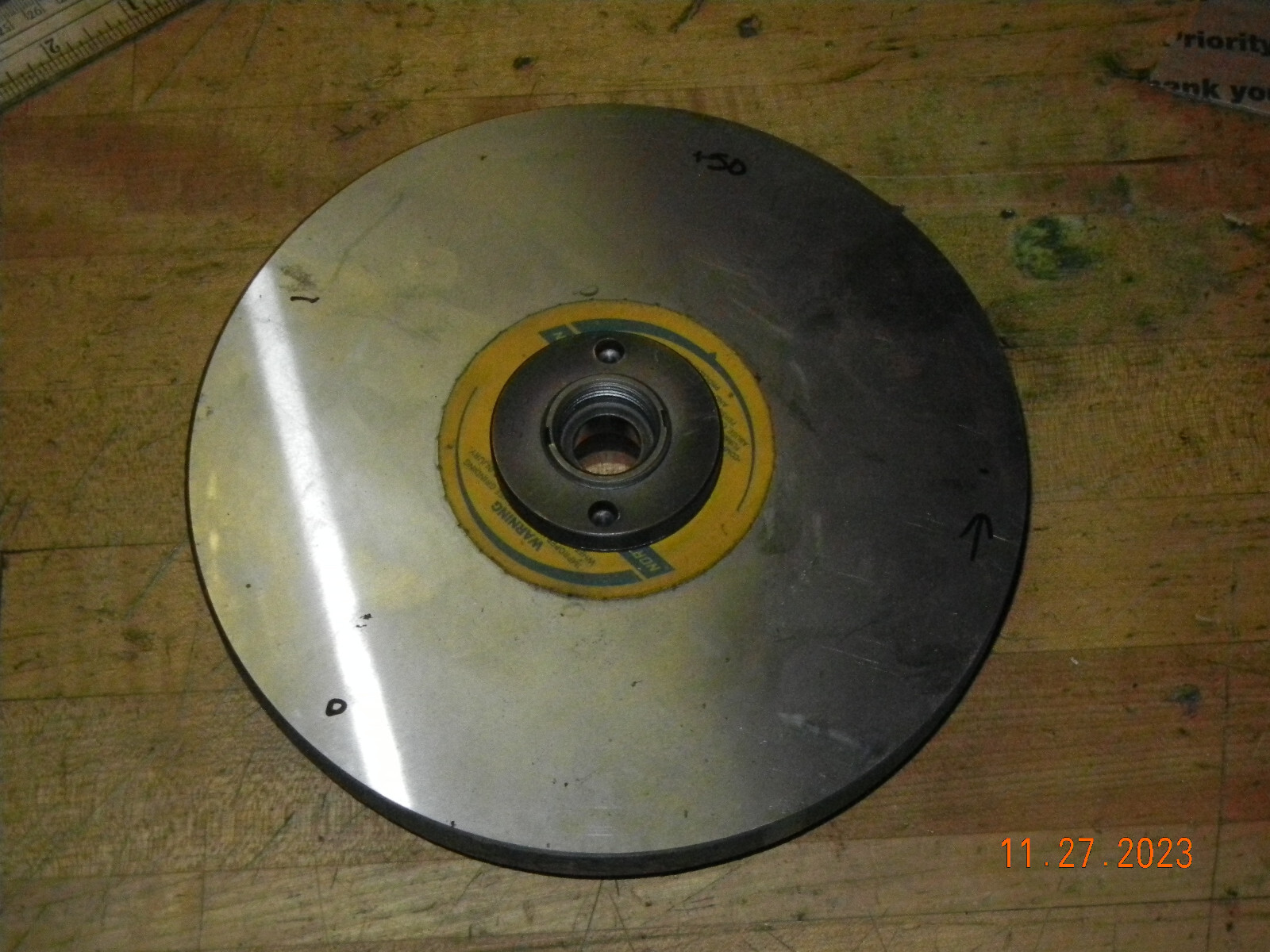 L.H. SURFACE TOOL CUTTER GRINDER ARBOR WITH SURFACE GRINDER SETUP PLATE ...