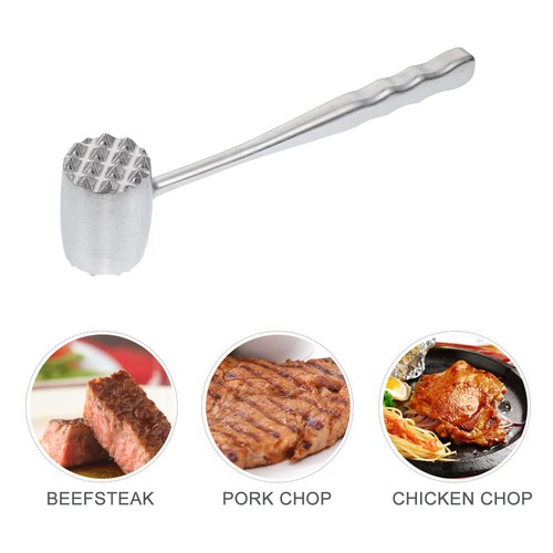 Aluminum Meat Hammer Professional Kitchen Mallet Steak Tenderizer | eBay
