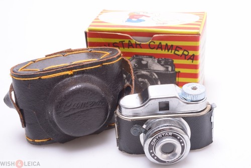 CRYSTAR CAMERA HIT TYPE 14X14MM SUBMINIATURE US MADE W/ BOX & CASE ...