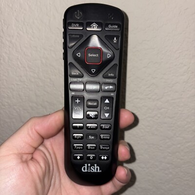 Dish Network 54.0 Voice Remote Control Lit Buttons Hopper/Joey/Wally w ...