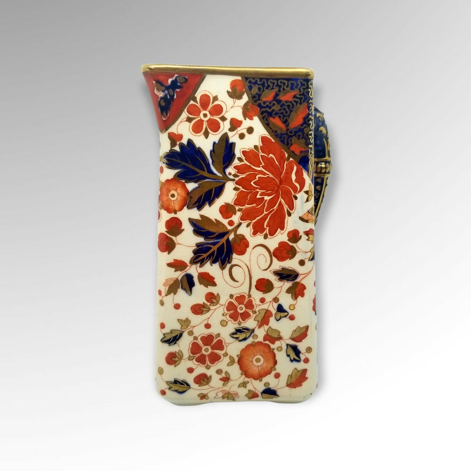 Antique 1880's Old Derby Chinoiserie Imari English Square Ridgway ...