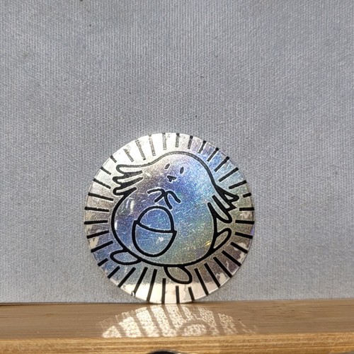 “Chansey” ~ Pokemon ~ Silver Cardboard Token ~ 1999 Wizards ~ Nintendo ...